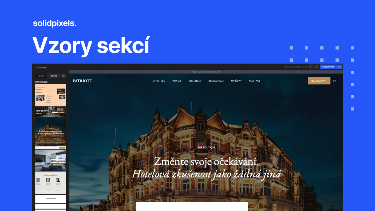 Vzory sekcí | solidpixels.