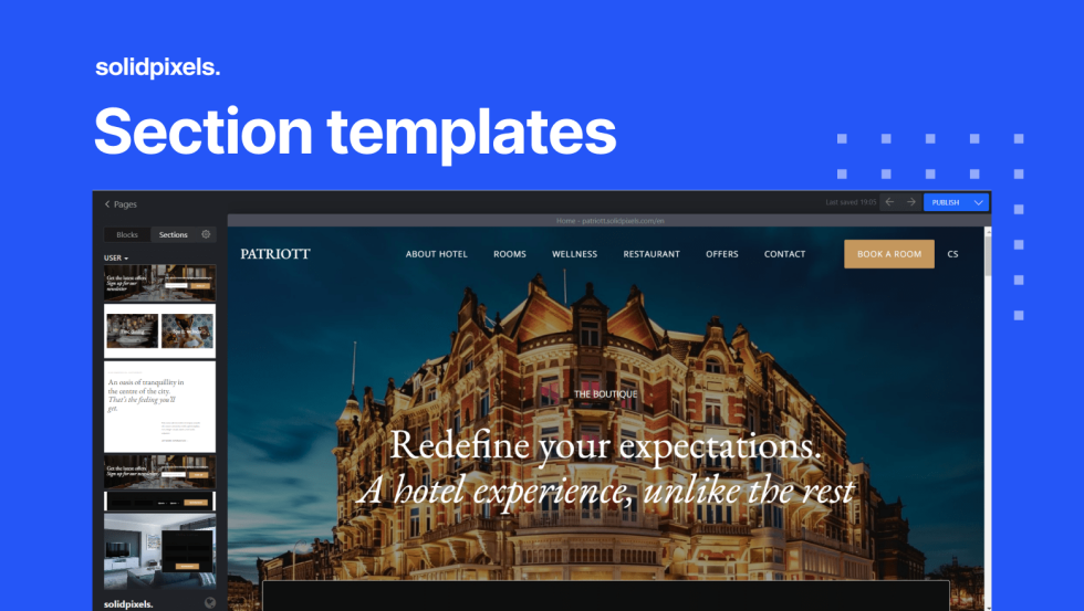 Section templates | solidpixels.